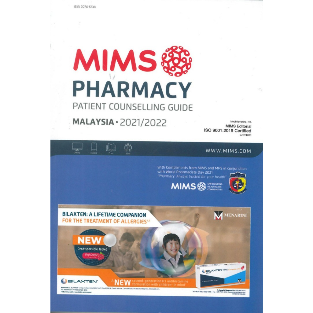 Mims PHARMACY / MIMS DRUG REFERENCE | Shopee Thailand