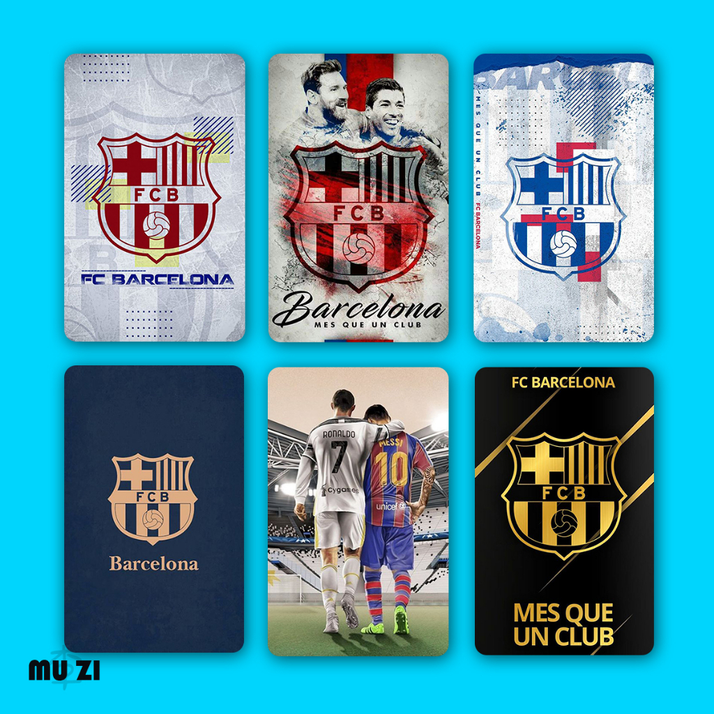 Fcb Barcelona TnG Card STICKER NFC STICKER กันน้ําหนา Hard Material ...