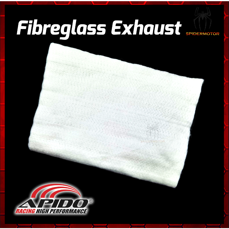 Fibre Fiber Fibreglass ไฟเบอร์กลาสไอเสีย Eks Apido Universal 300MM X ...