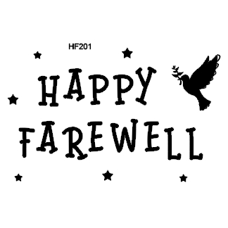 สติกเกอร์ HAPPY FAREWELL สําหรับลูกโป่ง (ขนาด A4 / A5 / 4X6) | Shopee ...