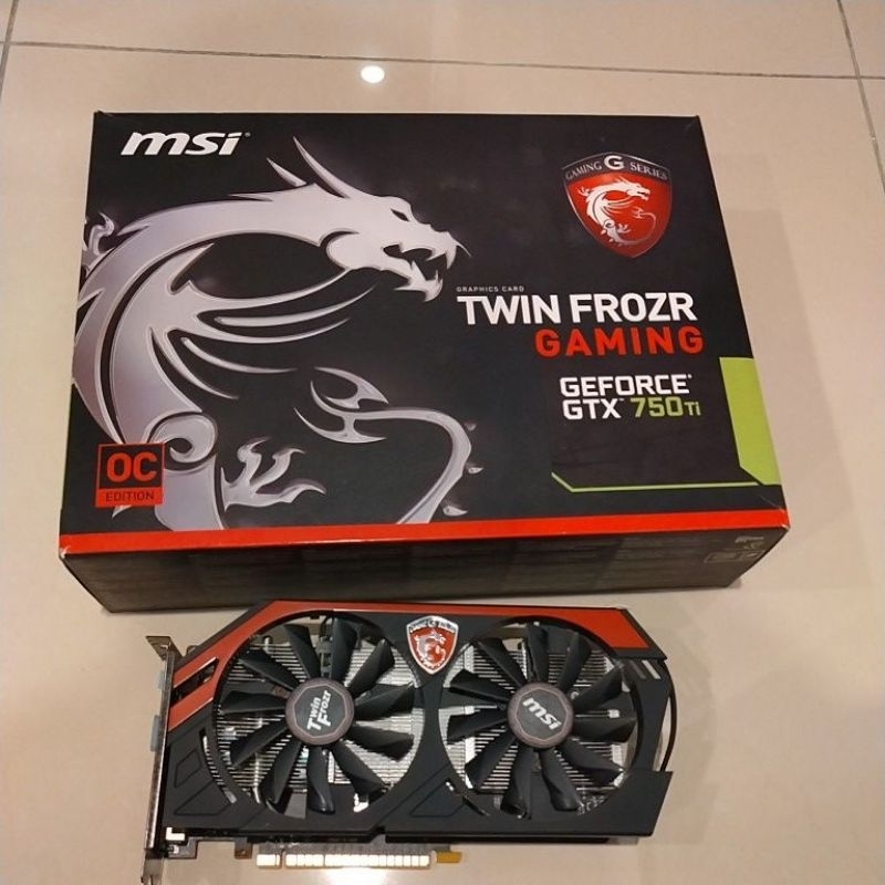 [ใช้การ์ดกราฟิก] Msi GeForce GTX 750 Ti Twin Frozr BUDGET GPU | Shopee ...