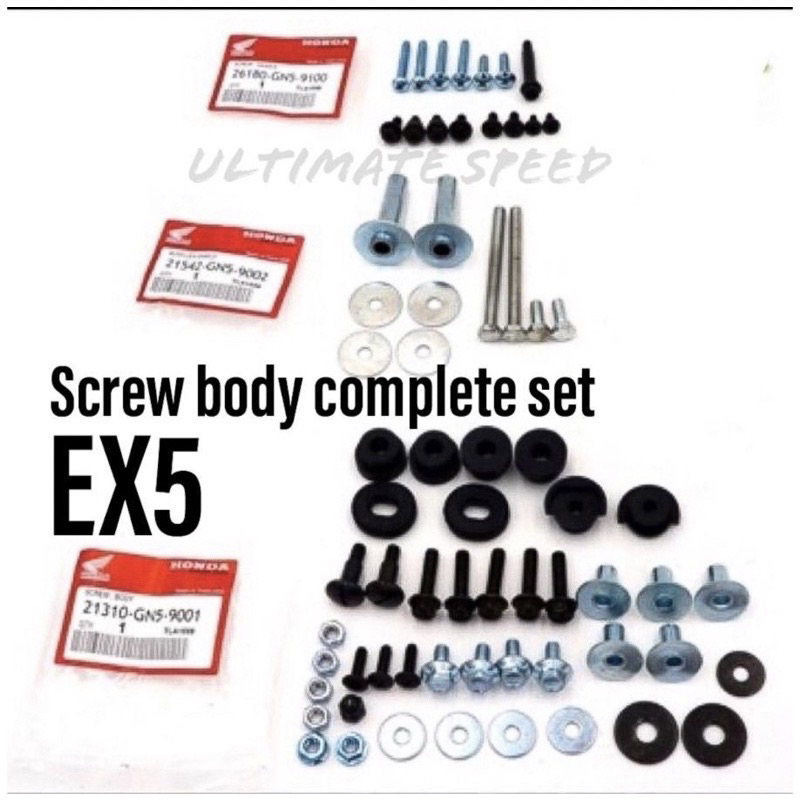 EX5 DREAM BODY HANDLE COVER SCREW SET LELONG | Shopee Thailand