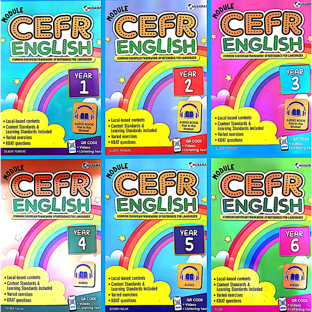 โมดูล CEFR . อังกฤษ . ปี 1 2 3 4 5 6 . KBAT . หนังสือทํางาน . นูซามาส ...
