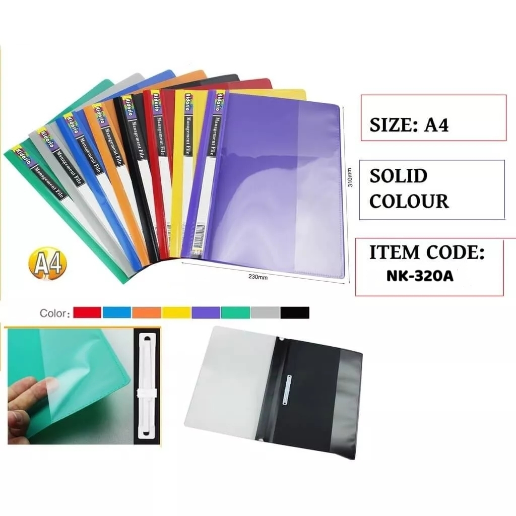 Nk-320a / LC PP แฟ้มจัดการ PVC / แฟ้มจัดระเบียบกระดาษ A4 แฟ้มรายงาน ...