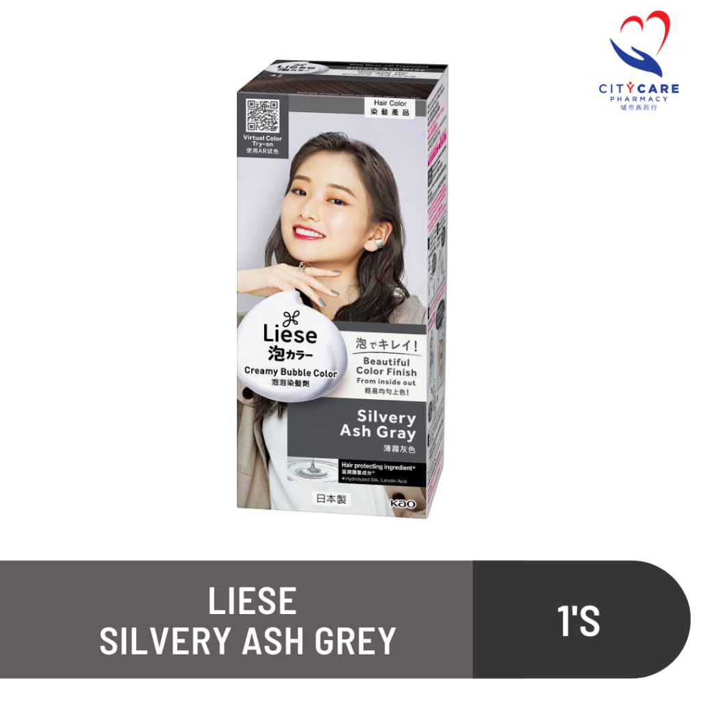 Liese Creamy Bubble Color - Silvery Ash Grey | Shopee Thailand