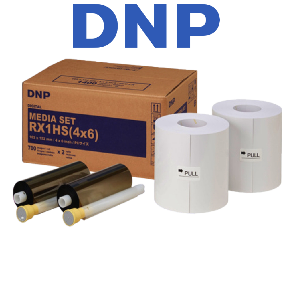 กระดาษ DNP 4x6 RX1HS Premium Photo Print Media Set (1 ม้วน / 2 ม้วน พร้อมกล่อง) | Shopee Thailand