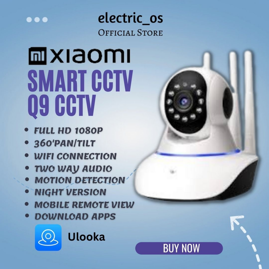 Deyes กล้องวงจรปิดอัจฉริยะ 1080P Q9 WiFi ไร้สาย IP พร้อมกล้องวงจรปิด IR ...