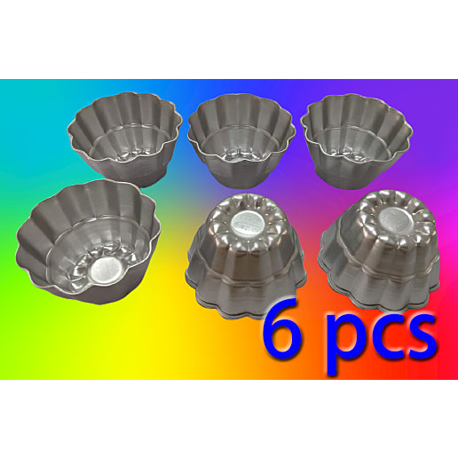 Petal Dariole Mould set 6 ชิ้น (สําหรับ madeleine ภาษาอังกฤษ) | Shopee ...