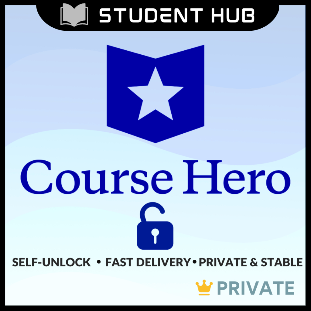 Coursehero 𝐏𝐑𝐈𝐕𝐀𝐓𝐄 | 𝐏𝐄𝐑𝐒𝐎𝐍𝐀𝐋 Unlock Document & Question Course Hero | Shopee Thailand