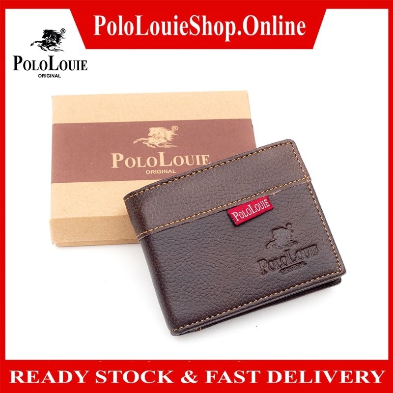 Polo Louie Mens Leather Fashion Wallet Flip Fold Card Holder Wallet ...