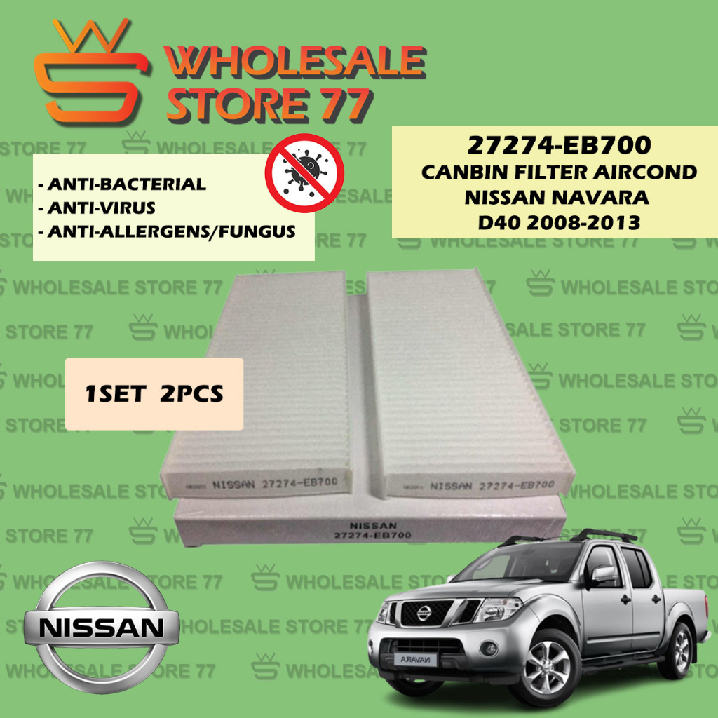 รับประกัน Nissan Navara D40 2008-2013 Air Cond Filter Cabin Filter (ONE ...