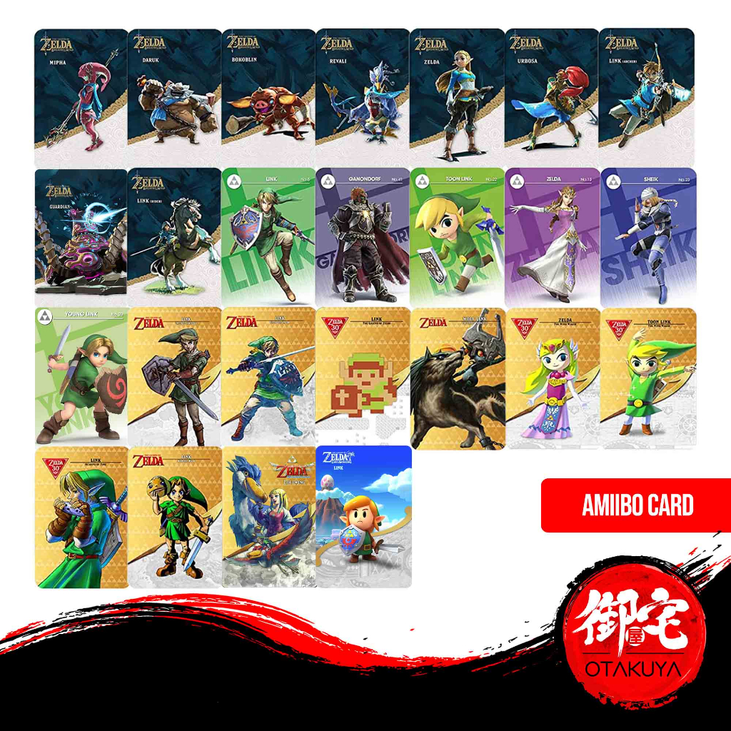 การ์ดเกม Nintendo Switch OLED V2 Lite Amiibo NFC The Legend of Zelda ...