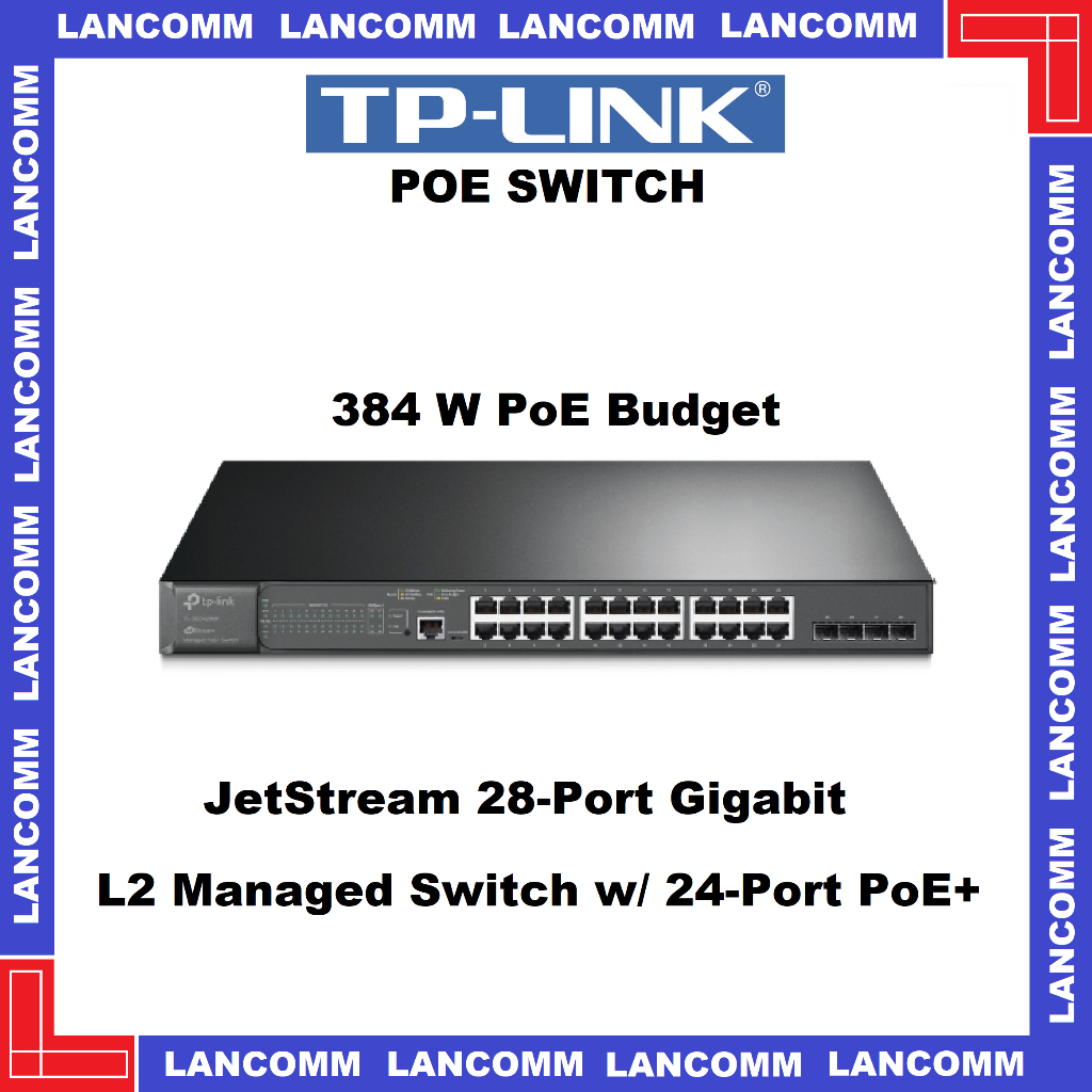 Tp-link TL-SG3428MP JetStream 28-Port Gigabit L2 Managed Switch พร้อม ...
