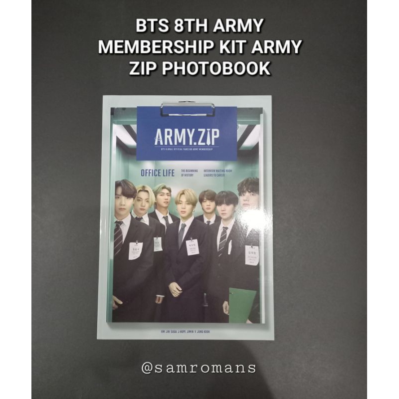 Bts 8TH ARMY MEMBERSHIP KIT ARMY ZIP PHOTOBOOK อย่างเป็นทางการ | Shopee Thailand