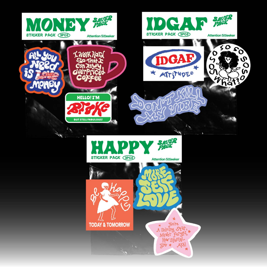 Saver Sticker Pack กันน้ํา | Shopee Thailand