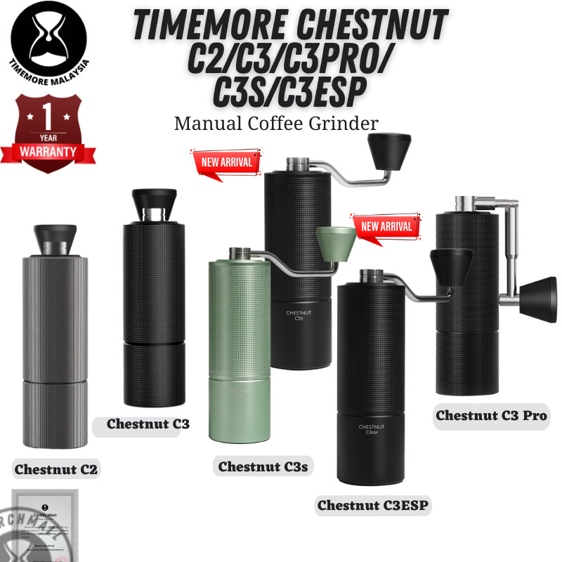 Timemore - Chestnut C3s/C3 ESP/ C2/C3/C3 Pro Coffee เครื่องบดมือหมุนแบ ...