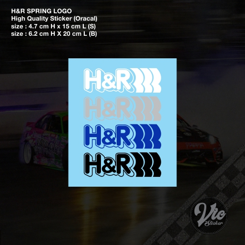 H&R SPRING Sticker / Decal (สติ๊กเกอร์คุณภาพสูง) | Shopee Thailand