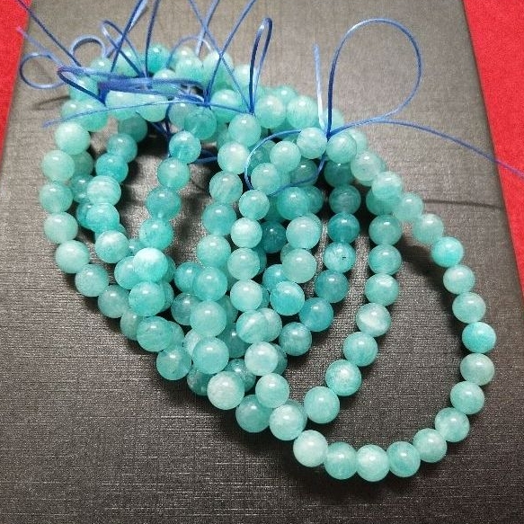 Icy Amazonite สร้อยข้อมือธรรมชาติ | Shopee Thailand