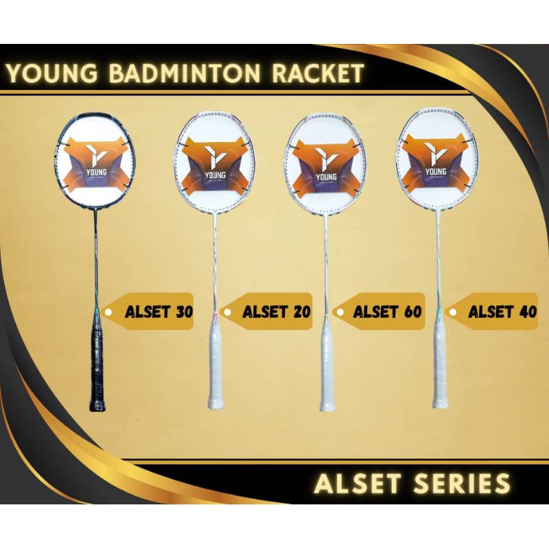Young ALSET SERIES 20/30/40/60 ตัวยึดแบดมินตัน | Shopee Thailand