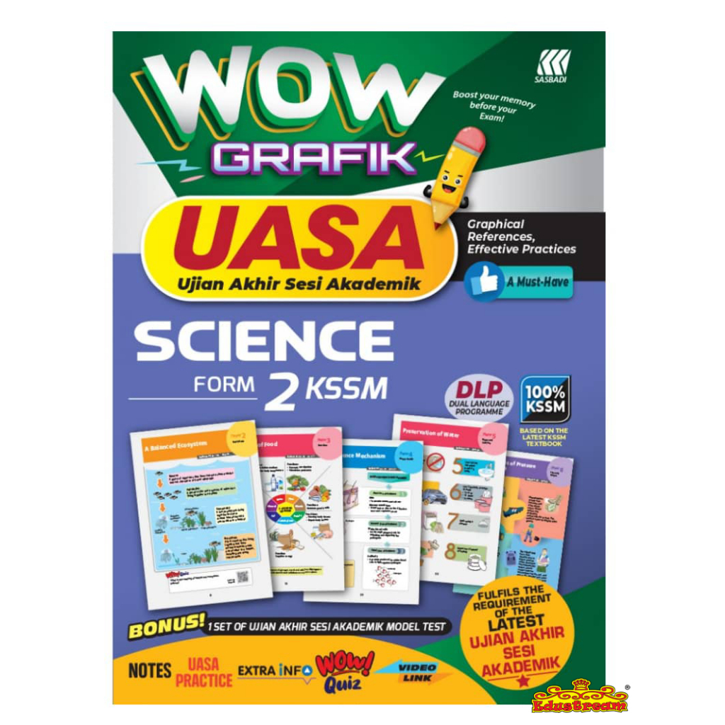 Sbd Wow Grapic Uasa Science Form 2 | Shopee Thailand