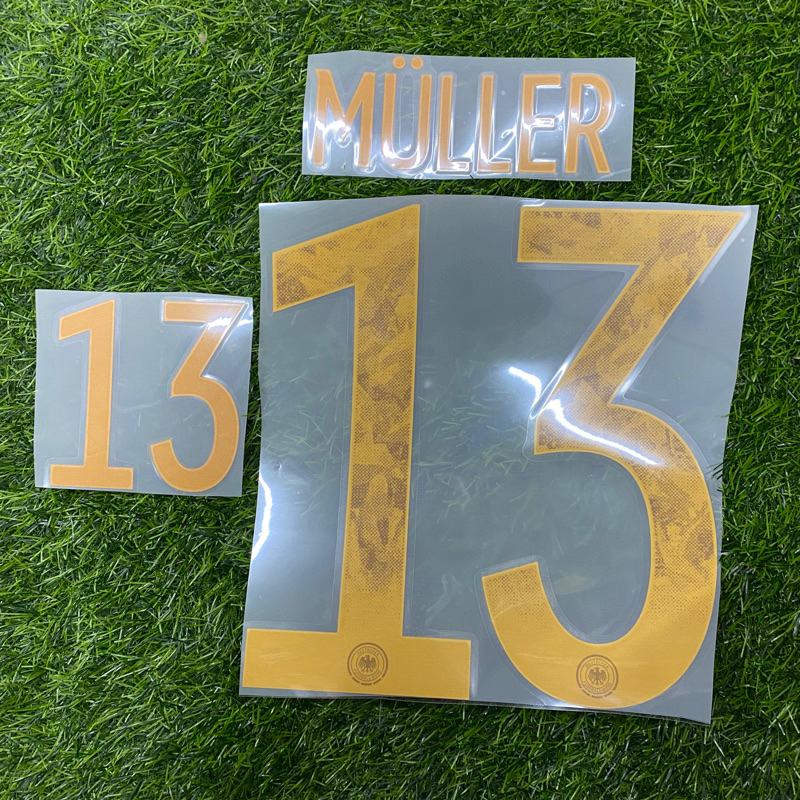 เสื้อกีฬาแขนสั้น ลายทีม Nameset muller 13 away nns ชุดเยือน | Shopee ...