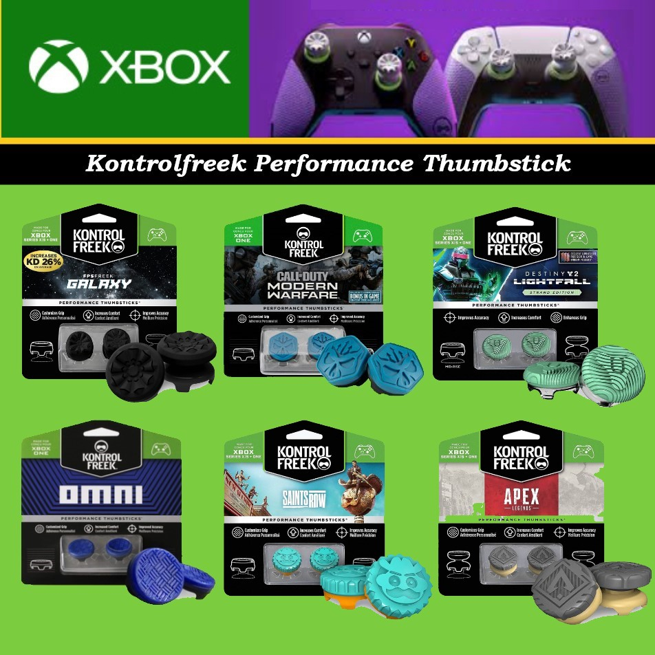 Kontrolfreek Xbox Performance Thumb Stick Grips Xbox Series One SX ...