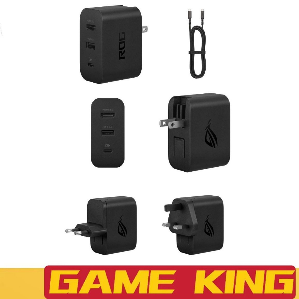 Rog Ally 65W Gaming Charger Dock 3 Pins Plug [รับประกันอย่างเป็นทางการ ...