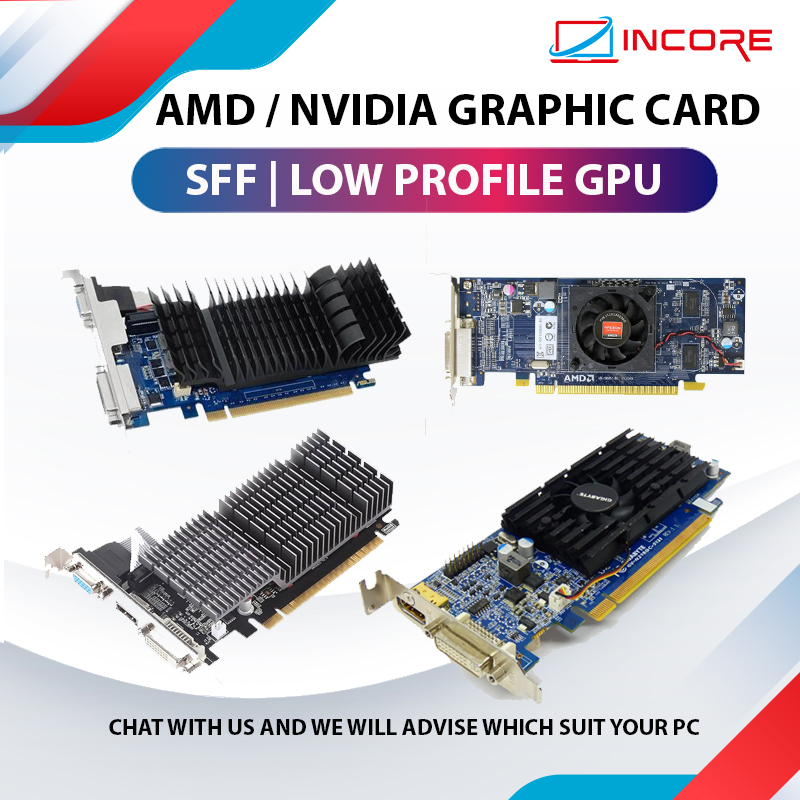 ผสมยี่ห้อรายละเอียดต่ํา Nvidia กราฟิกการ์ดสําหรับ SFF PC เดสก์ท็อป GPU ...