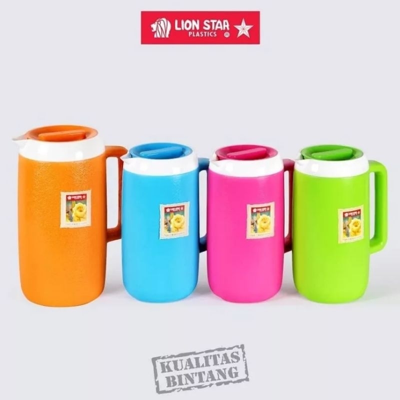 เหยือกสิงโต Star THERMOS JUG Hot And cool plas air Water JUG hotand ...