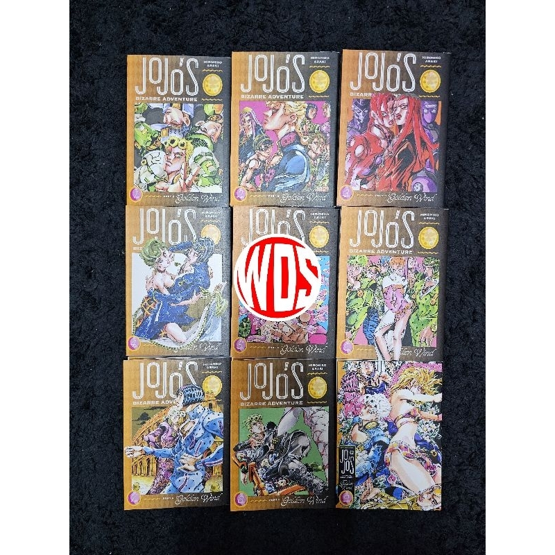 Manga : Jojos Bizarre Adventure - Part 5 (Golden Wind) เล่ม 1-9 (END) (ฉบับภาษาอังกฤษ) | Shopee ...