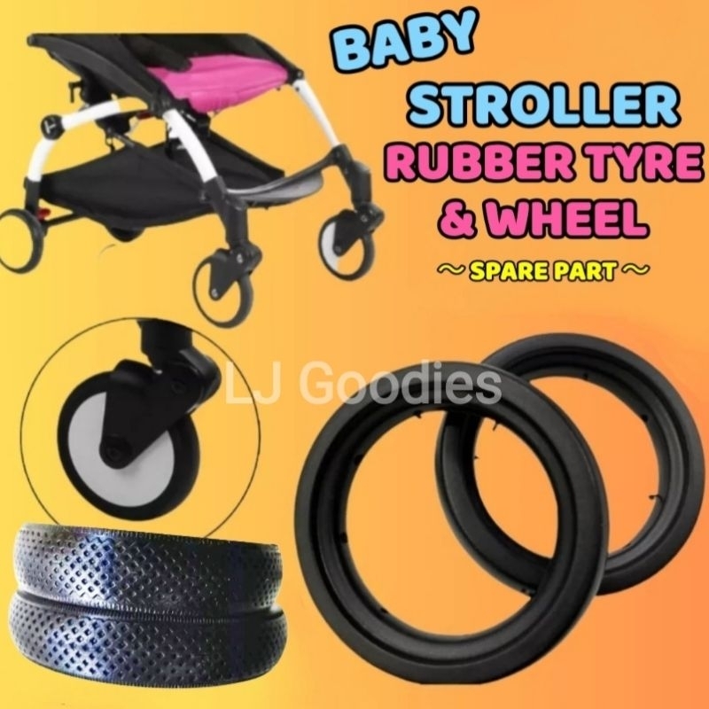 รถเข็นเด็กทารกล้อยาง Tyre / Getah Tayar Roda Kereta Sorong Bayi / Yoya ...