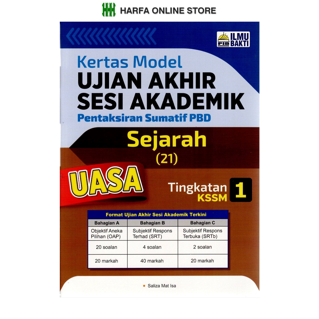 Uasa Summative Assessment Model Paper Training Book PBD History (21 ...
