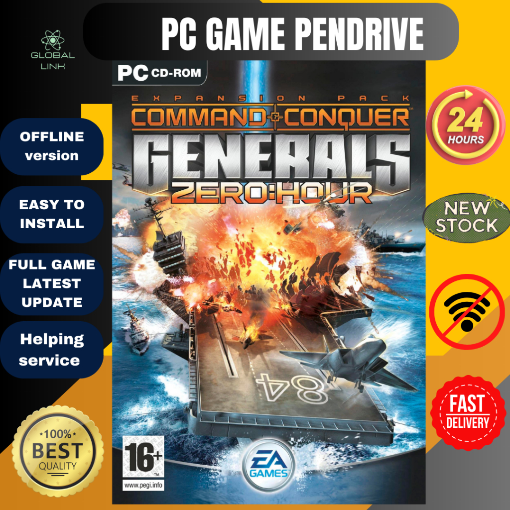 Command & Conquer Generals (v1.8 + DLC: Zero Hour) Pendrive [เกมพีซี] | Shopee Thailand