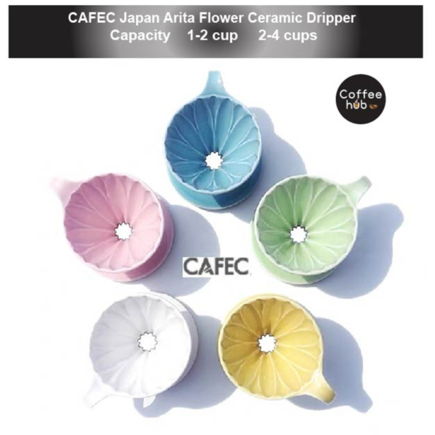 Cafec Japan Arita Ware Flower Dripper Ceramic Pour Over | Shopee Thailand