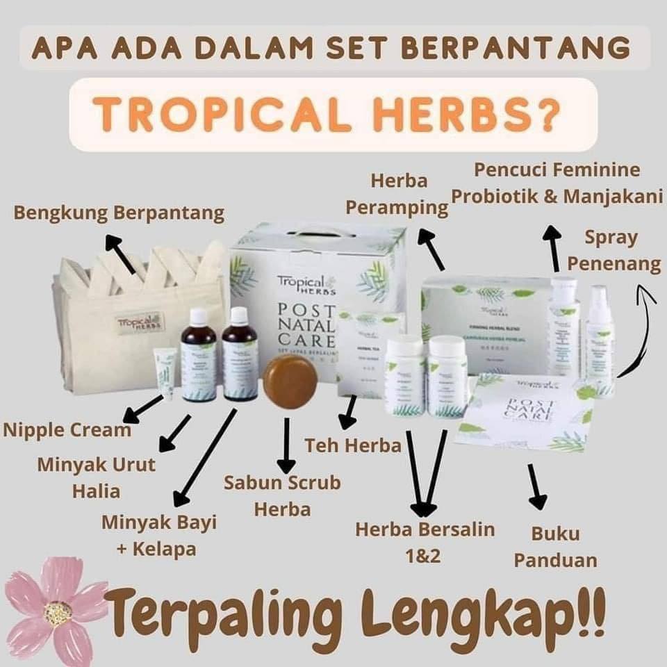 Amway Tropical Herbs Post Natal Care ชุด 11 ชิ้น (เซต Lepas Bersalin ...