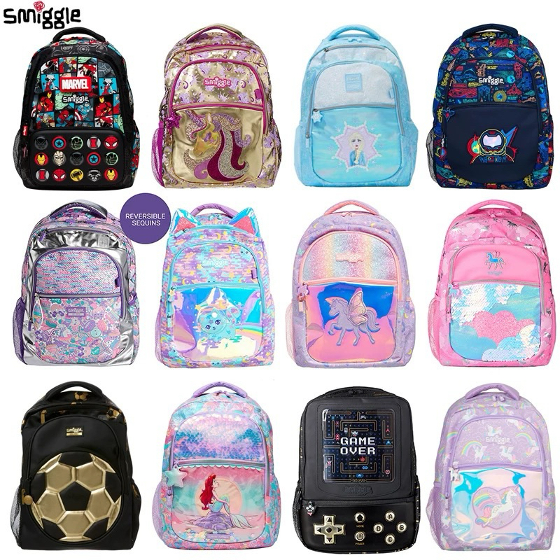Smiggle bag Smiggle กระเป๋าเป้สะพายหลัง beg sekolah beg budak กระเป๋า ...