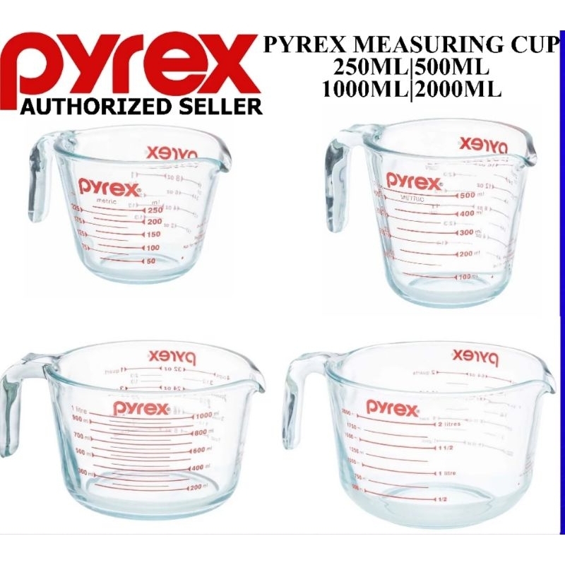 ข้อเสนอพิเศษ ถ้วยตวง Pyrex 250ml/500ml -1000ml /2000ml | Shopee Thailand
