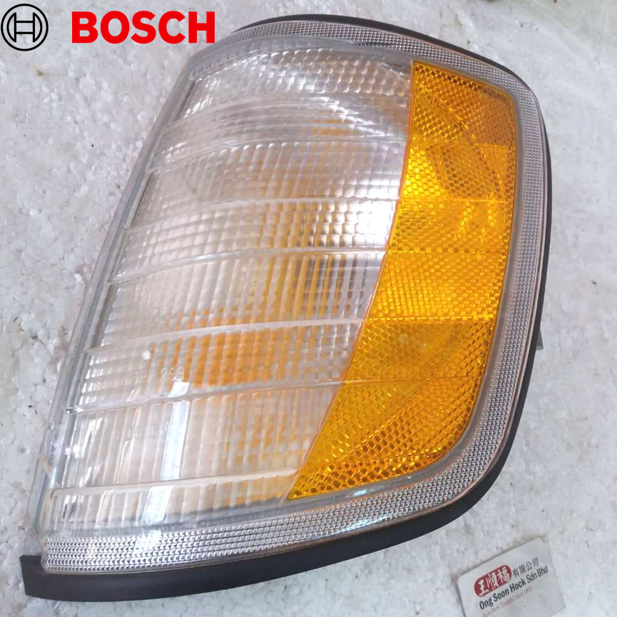 Mercedes Benz W124 USA โคมไฟสัญญาณซ้าย สีเหลือง สีขาว Bosch 1315 106 ...