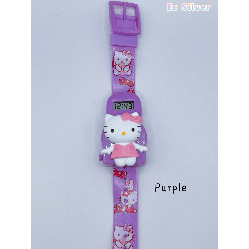 (K36) Hello KItty Jam Tangan Budak Comel นาฬิกาข้อมือแฟชั่นน่ารัก ...