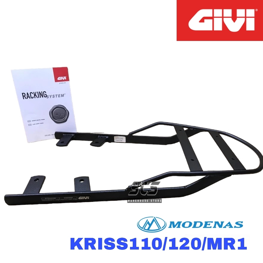 Monorack GIVI Modenas KRISS 110 / 120 / MR1 GIVI Advance Monorack ...