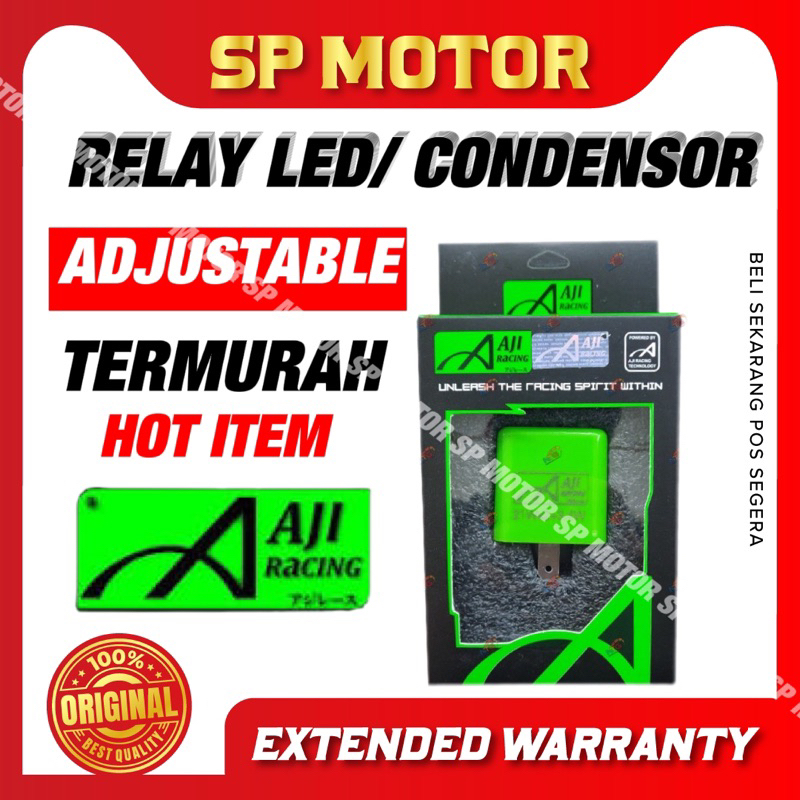 Aji RACING รีเลย์สัญญาณคอนเดนเซอร์ LED ปรับได้ | Shopee Thailand