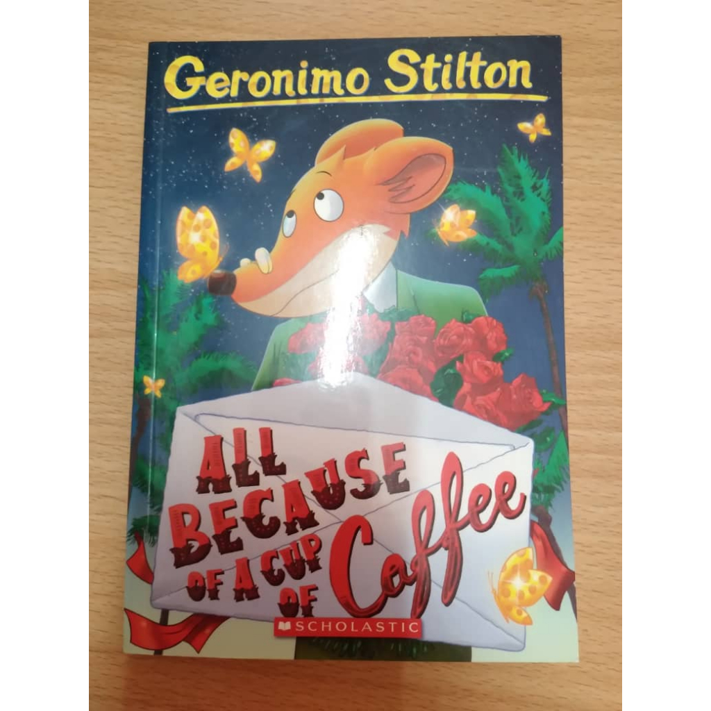 Geronimo Stilton All Because of a Cup of Coffee (สภาพสวย แต่เหมือนใหม่ ...
