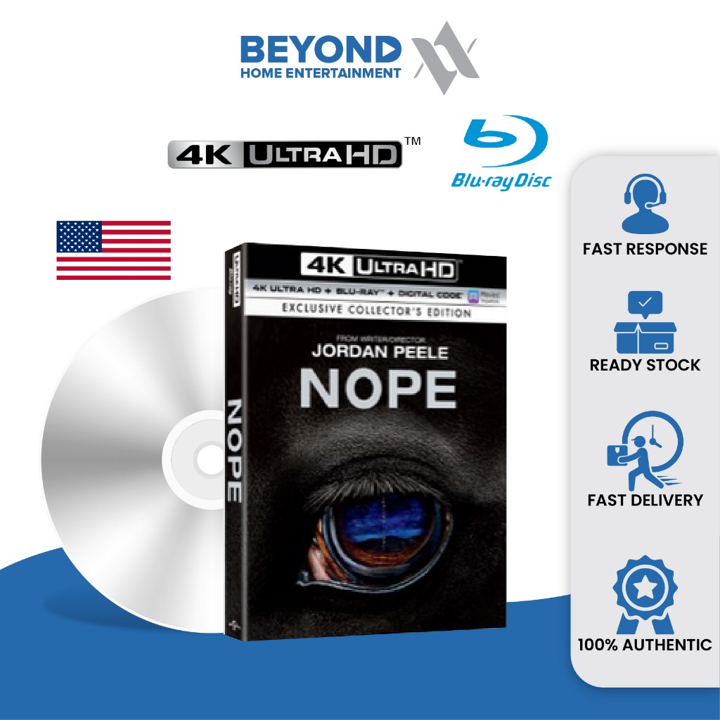 Nope Walmart Exclusive [4K Ultra HD + Bluray][LIKE NEW] แผ่นบลูเรย์ความละเอียดสูง | Shopee Thailand
