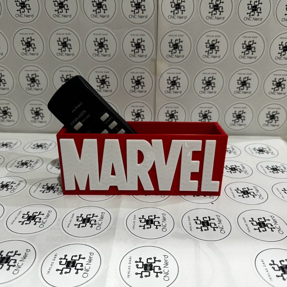 Marvel Logo Remote/Stationery Desk Organizer | Shopee Thailand