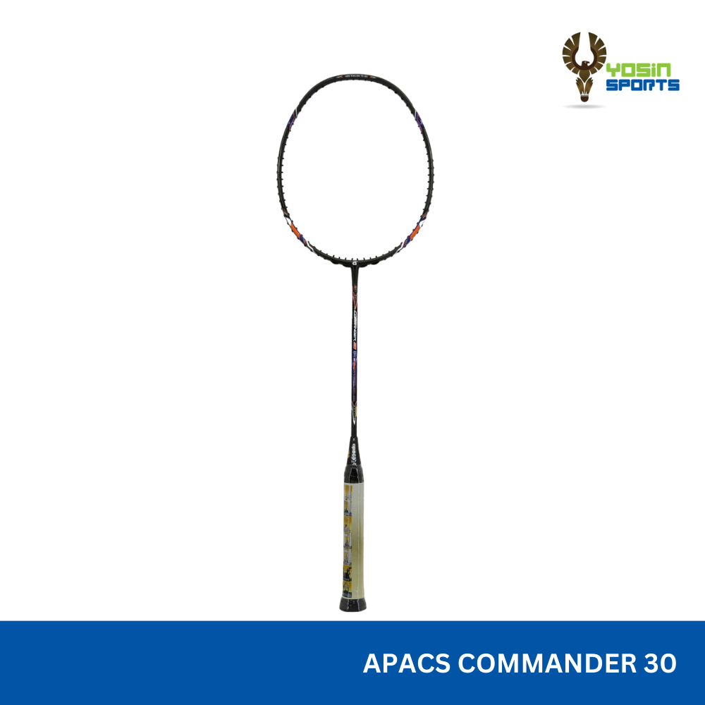ไม้แบดมินตัน Apacs Commander 30 (5UG1) + เอ็นและกริป | Shopee Thailand