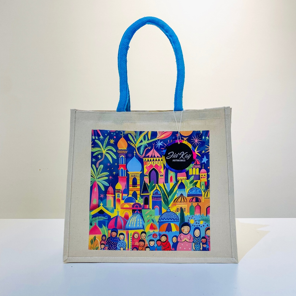 Vivid RAYA 2024 COLLECTION CANVAS JUTE BAG (BACHE) | Shopee Thailand