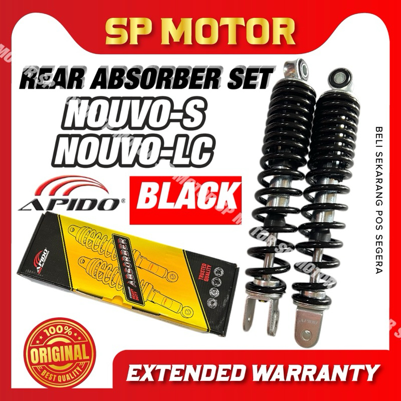 Apido โช้คอัพมาตรฐาน NOUVO S LC NEWLC AT115 AT135 NOUVO-S NOUVOS REAR ...