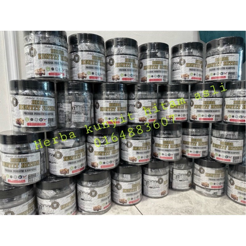 Herba KUNYIT HITAM PEK 150BIJI & PEK LOOSE) | Shopee Thailand