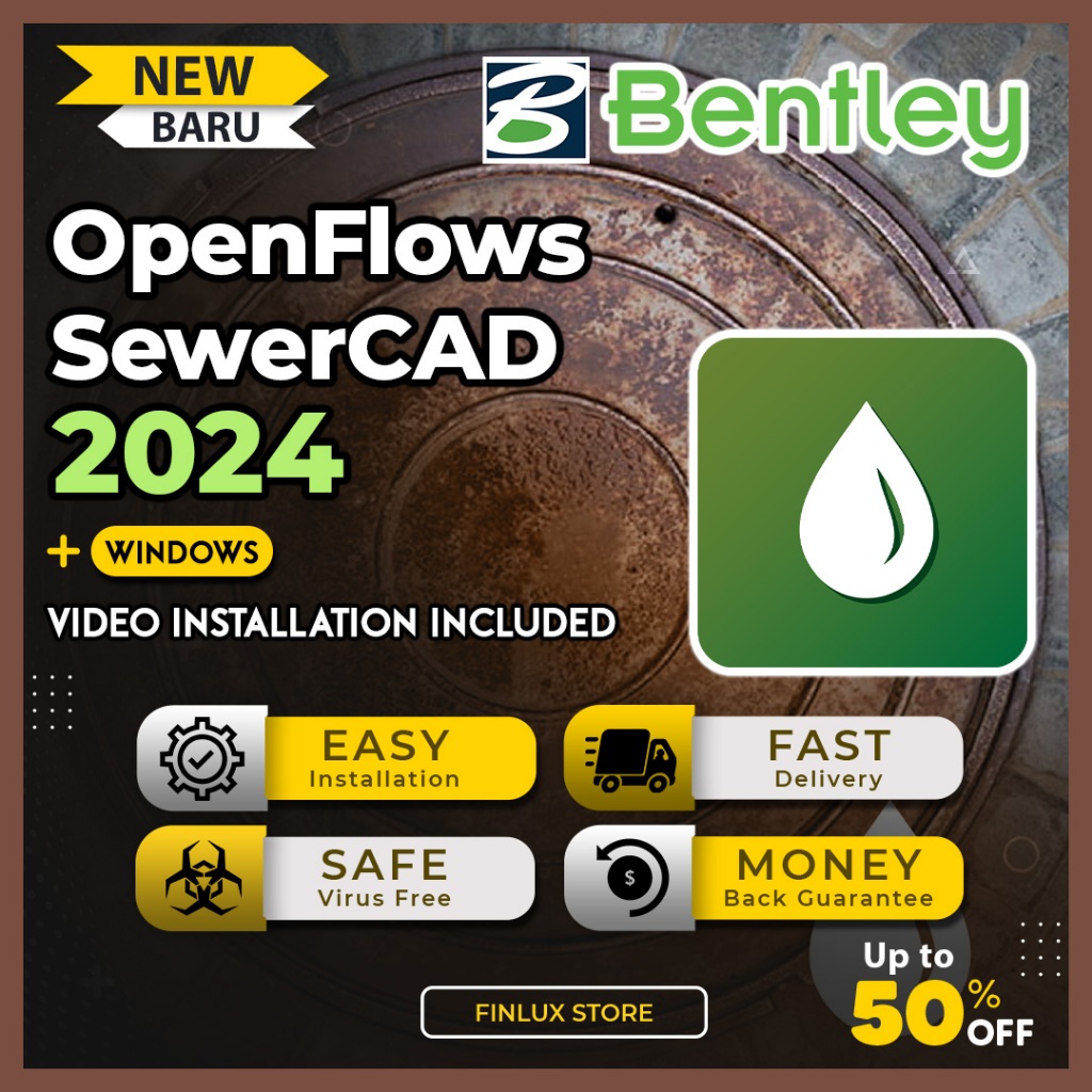 [วิดีโอ] เบนท์ลีย์ OpenFlows SewerCAD 2024 v24.00 สำหรับ Windows (64-บิต) | Shopee Thailand