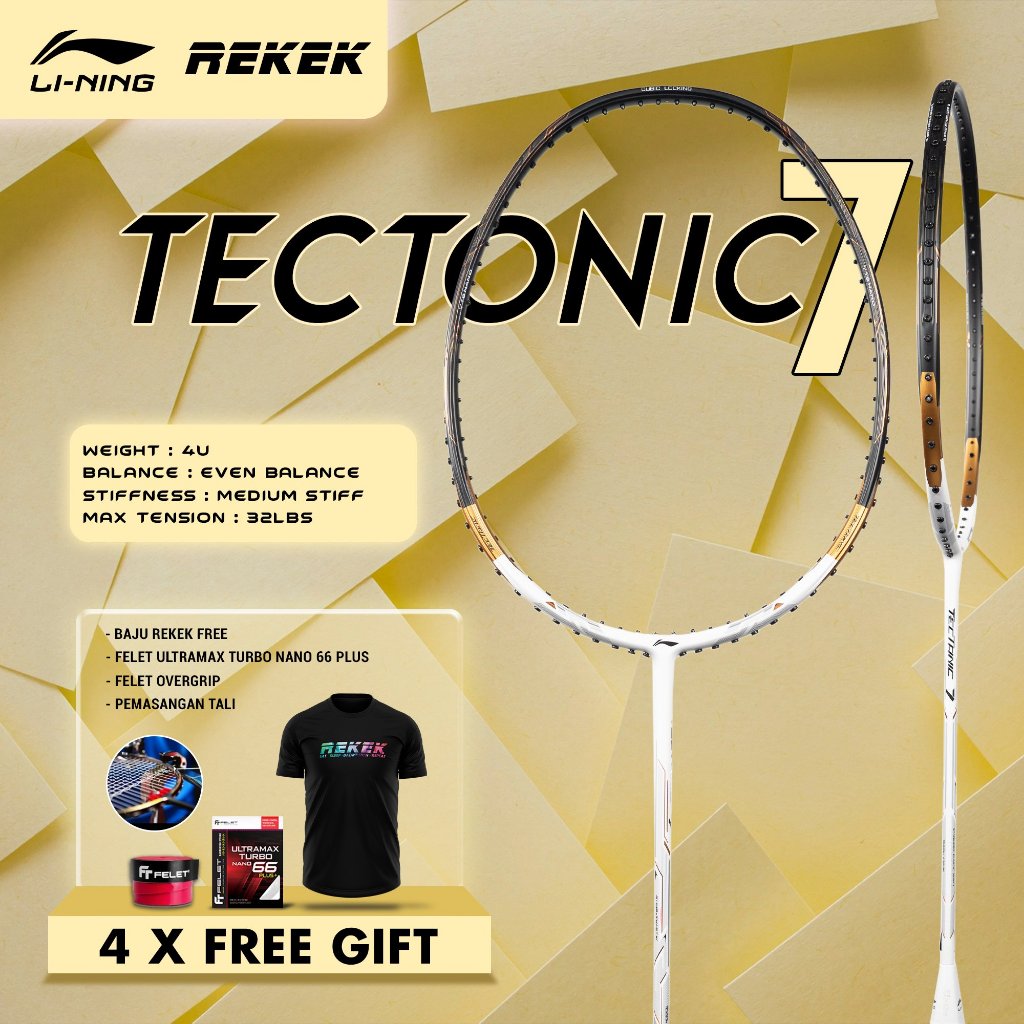 Li-ning Tectonic 7 & Tectonic 7i Instinct แร ็ กเก ็ ตแบดมินตัน ...